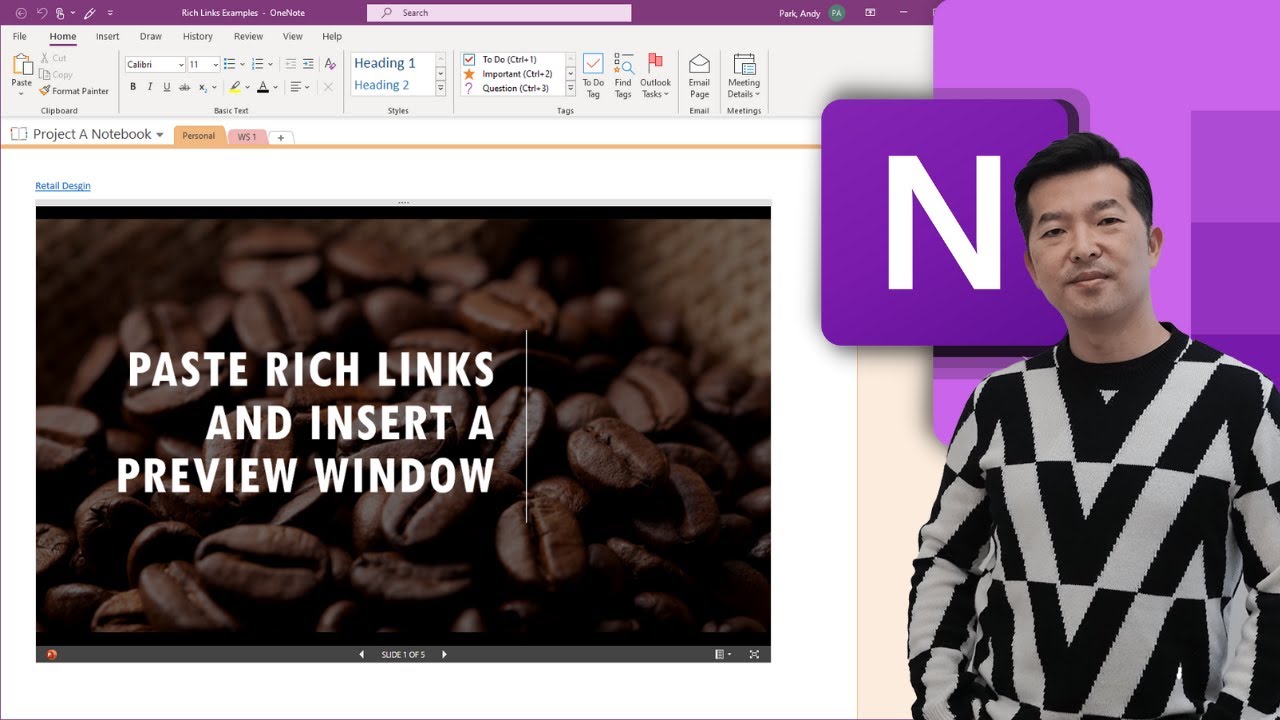 Paste Rich Links Into OneNote To Embed Preview Windows In The Note Page Paste Rich Links Into OneNote To Embed Preview Windows In The Note Page