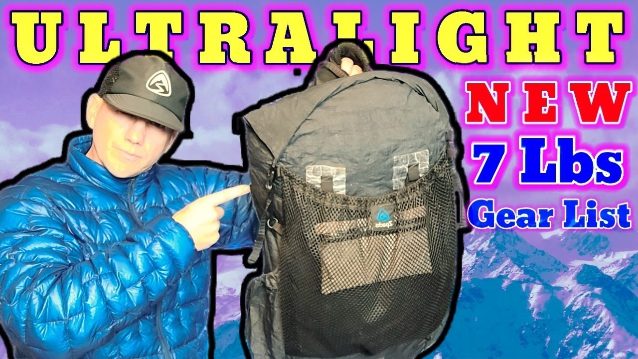 Everything You Need / 7lbs Ultralight Backpacking Gear List - YouTube