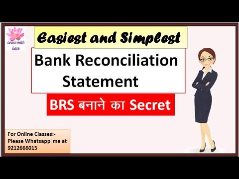 Bank Reconciliation Statement| BRS Class 11| BRS One Shot| Class 11 ...