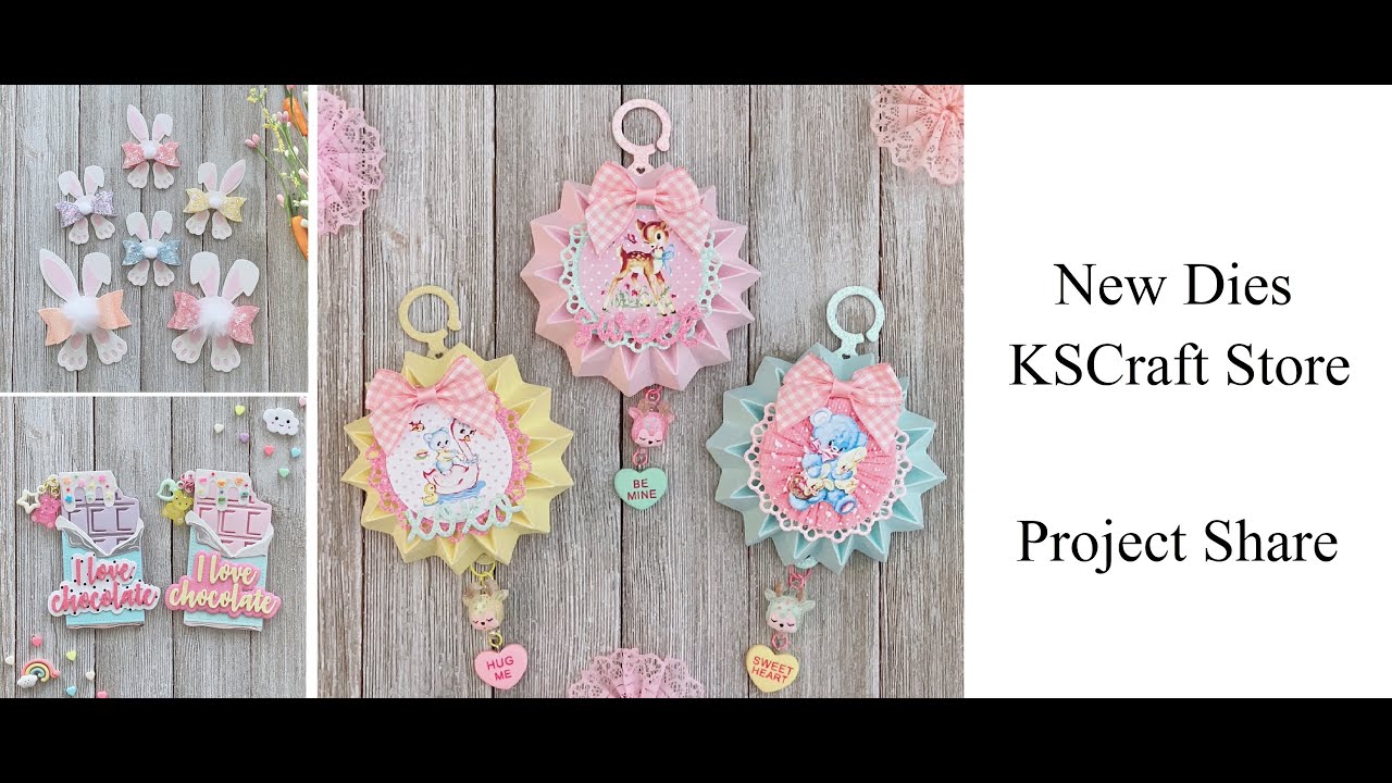Rosette Ornaments & Bunny Bows Paper Crafts | Project Share KSCraft ...