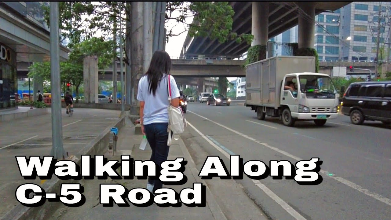 Walking Tour Along C-5 Road, Philippines (4K HD) - YouTube