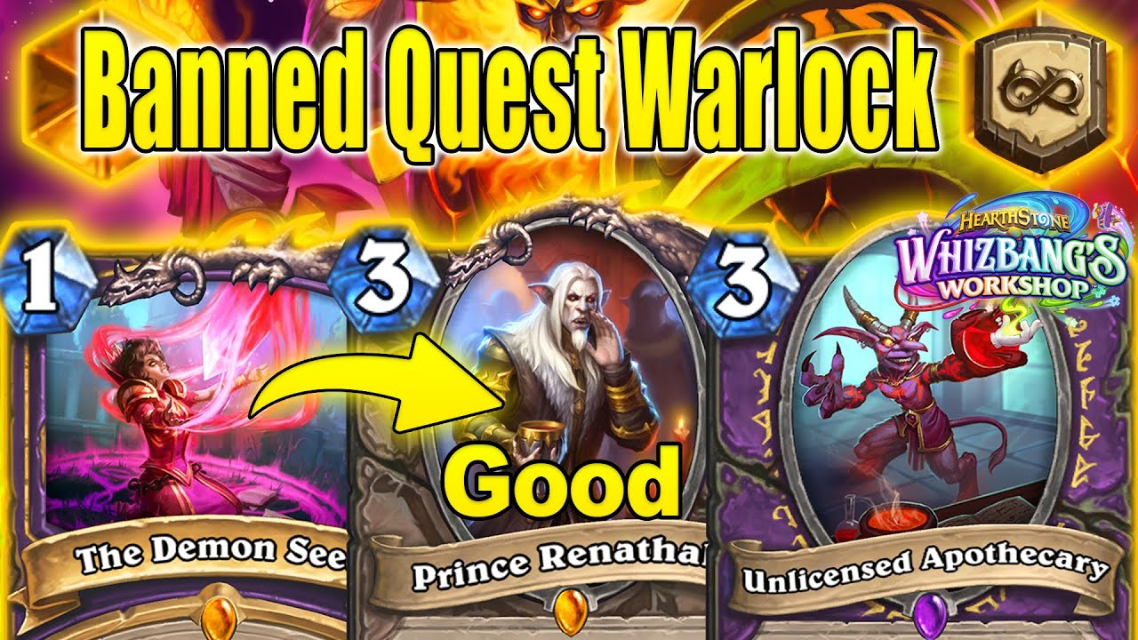 NEW XL Banned Quest Warlock Is So Much Stronger At Whizbang's Workshop ...