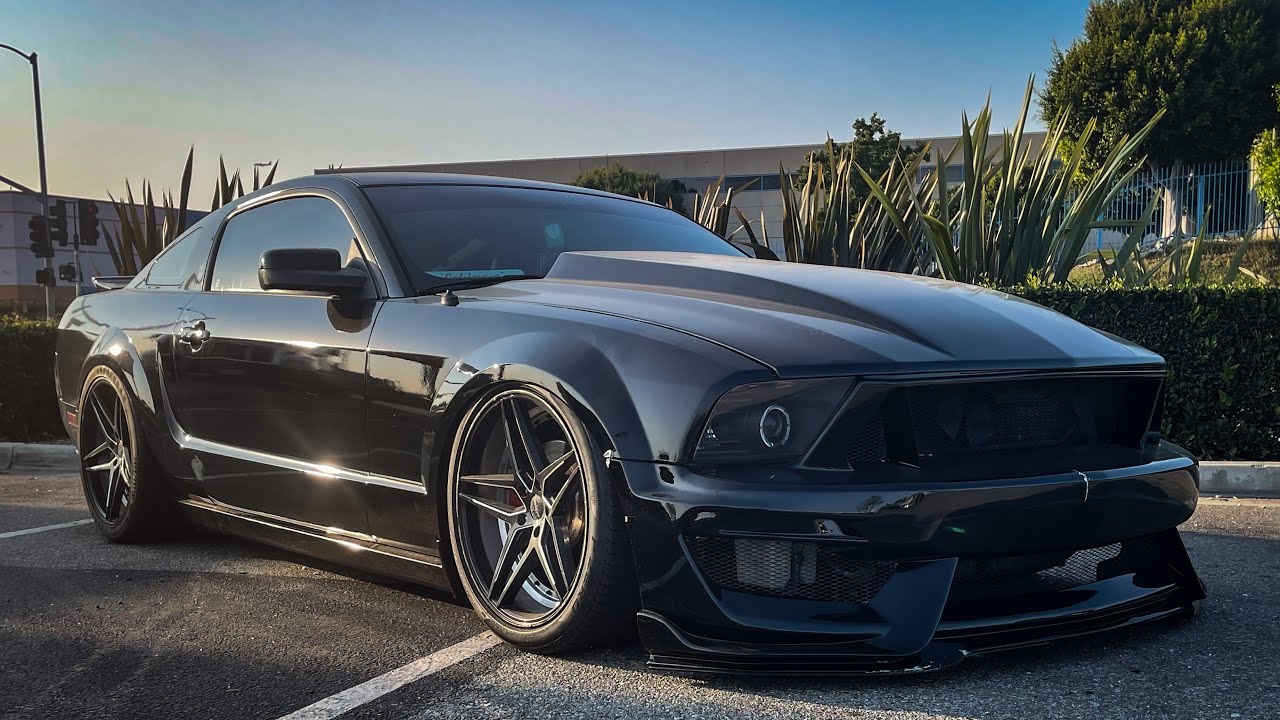 So I Bagged My 3V Mustang Gt (Looks So Good) - YouTube