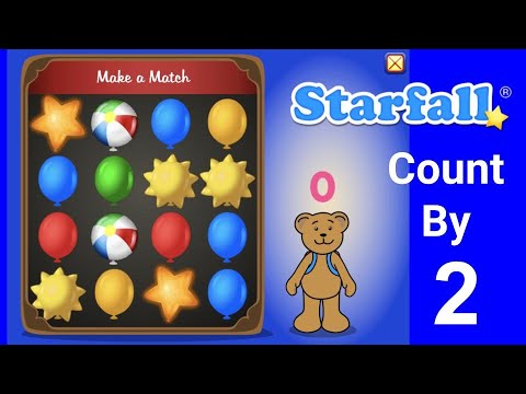 StarFall Education Game : Count by 2 for Kindergarten or First Grade ...