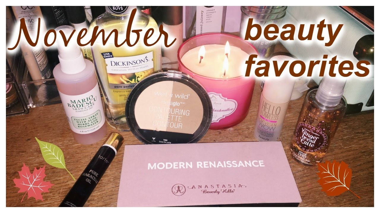 November Beauty Favorites! // Madison Haas - YouTube