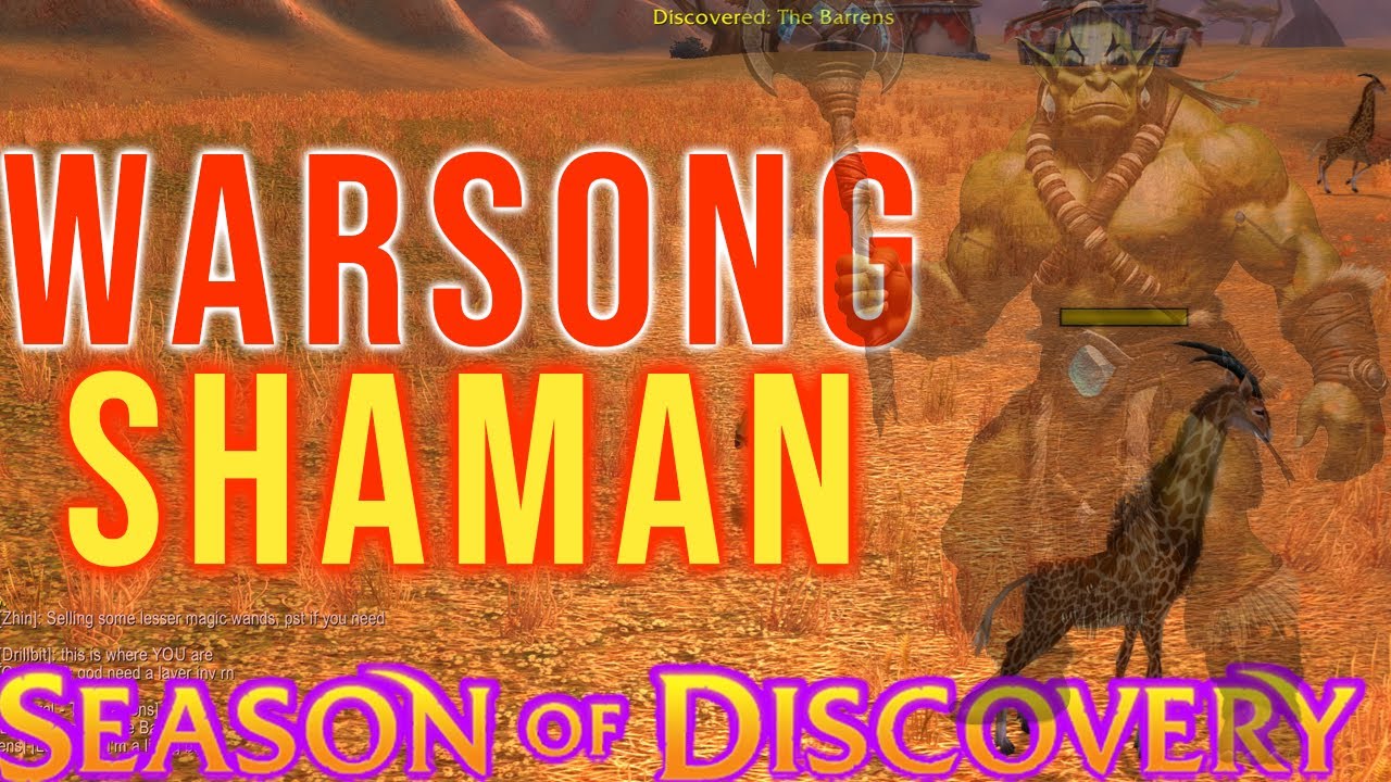 EPIC Shaman Warsong Gulch Showdown! | Season of Discovery PVP - YouTube