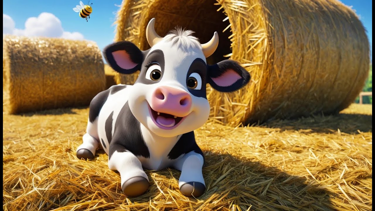 Baby Cow Goes Moo Moo Moo | Fun Cow Song for Kids | Mooing Baby Cow ...
