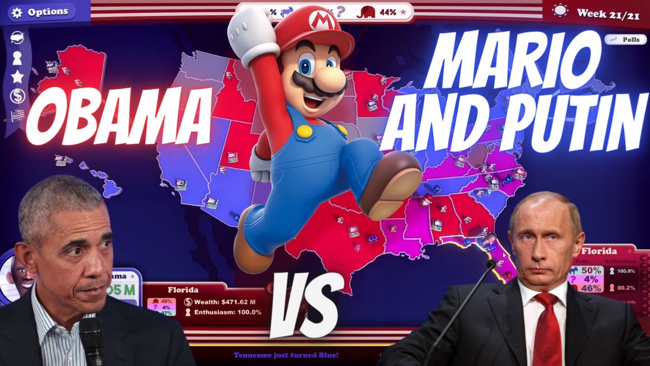 The Political Machine 2020 (Obama vs Mario and Putin) - YouTube