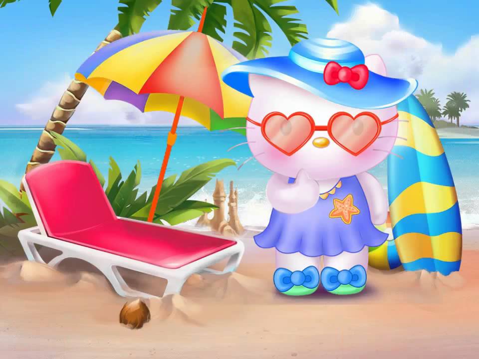 Hello Kitty Summer Break game - YouTube