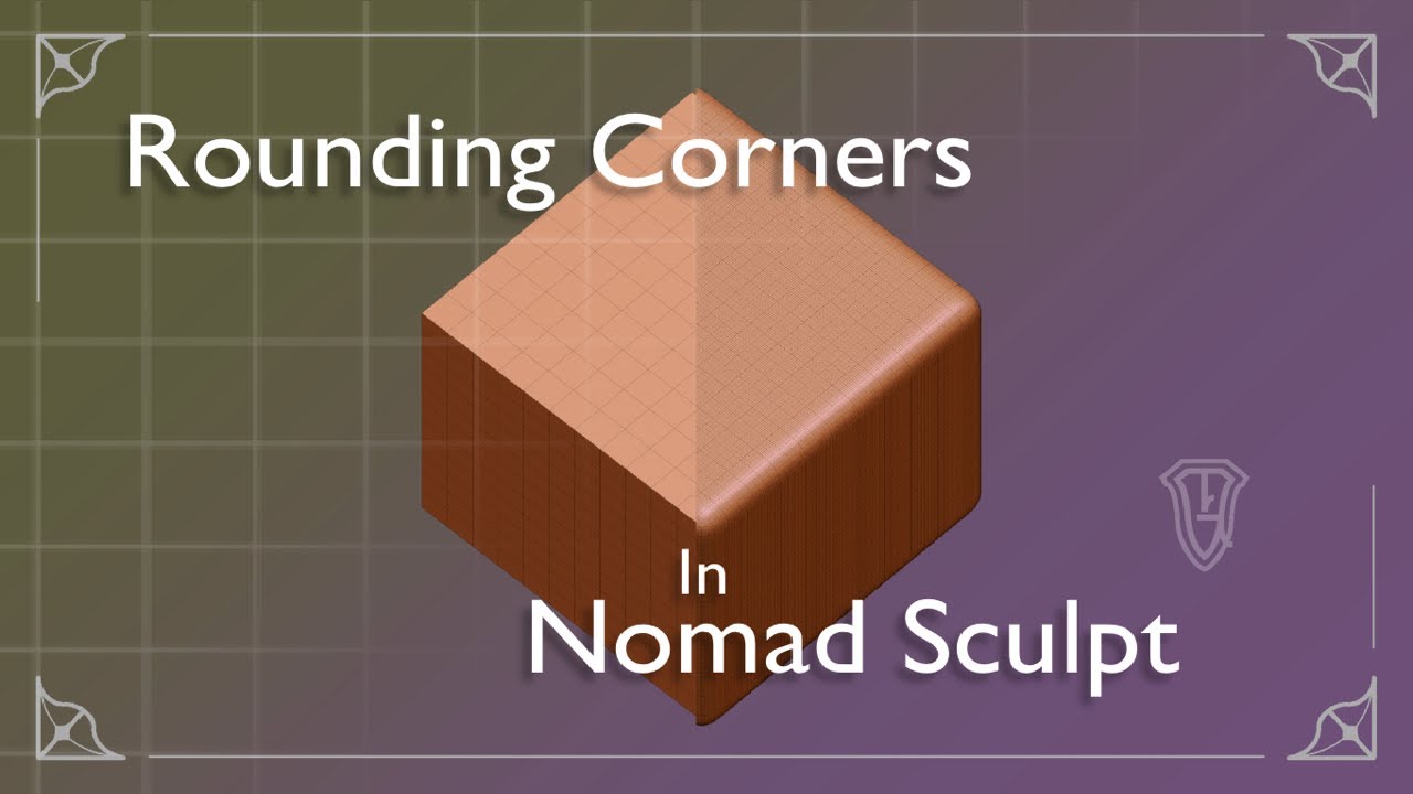 Nomad Sculpt - Rounding Corners with Topology & Multiresolution - YouTube