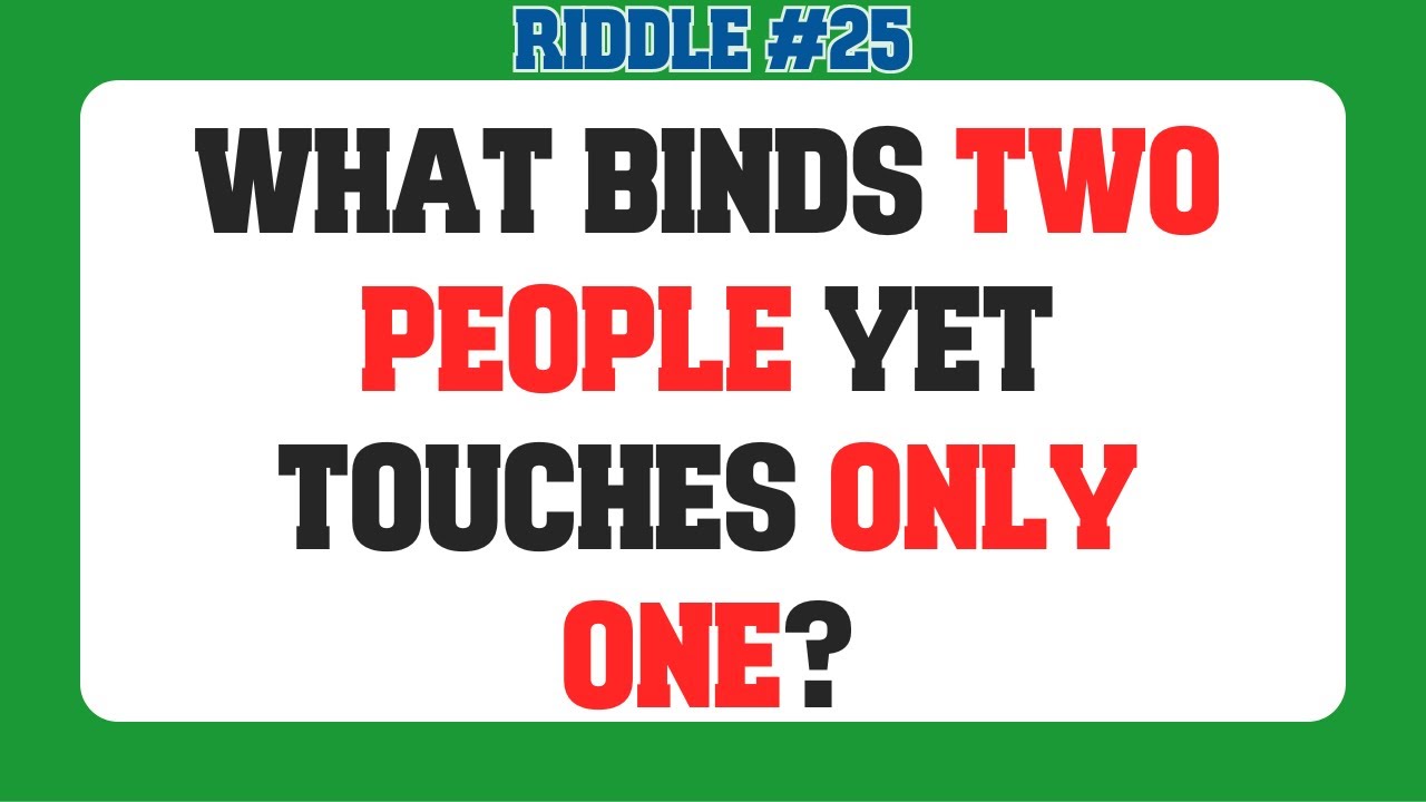 Brain Teasers || 7 Riddle Questions With Answers || Riddle #23 - YouTube