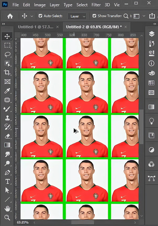 How to create multiple copies in just one click #photoshop #shorts # ...