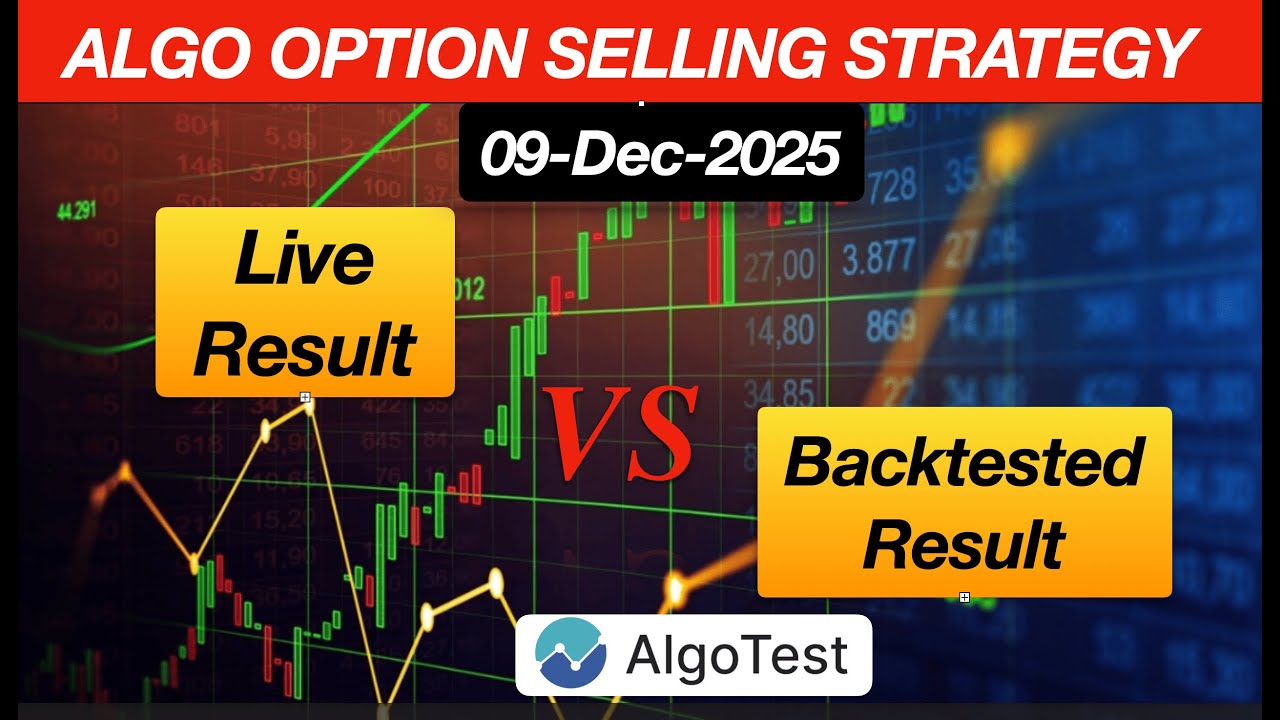 Algotest Live vs Backtested Result for 9th-Dec-2025 | Intraday Option ...