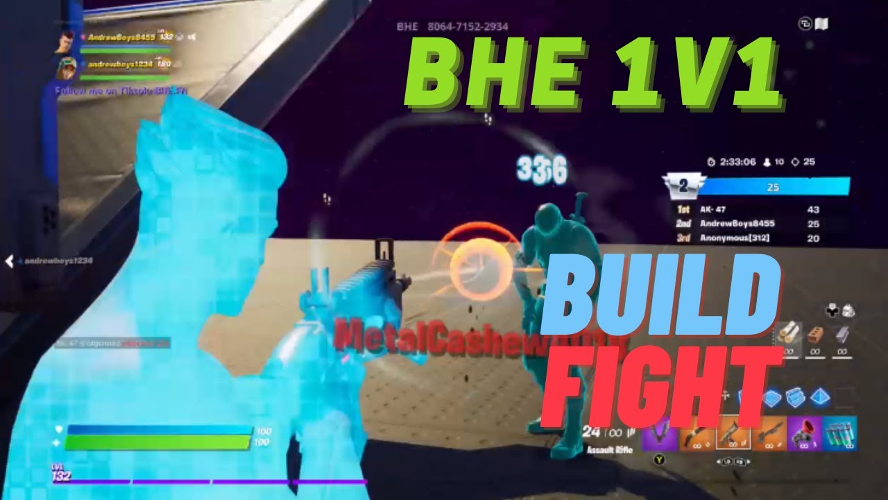 FORTNITE BHE 1v1 BUILD FIGHT 20210314 - YouTube