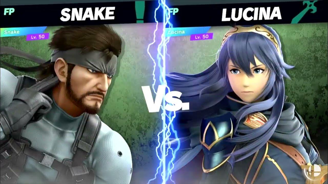 Super Smash Bros Ultimate Amiibo Fights – EX Snake vs Lucina - YouTube