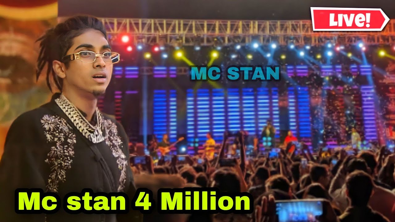 Mc stan First Time Biggest Live show 🥰 Mc stan New Update 😍 - YouTube