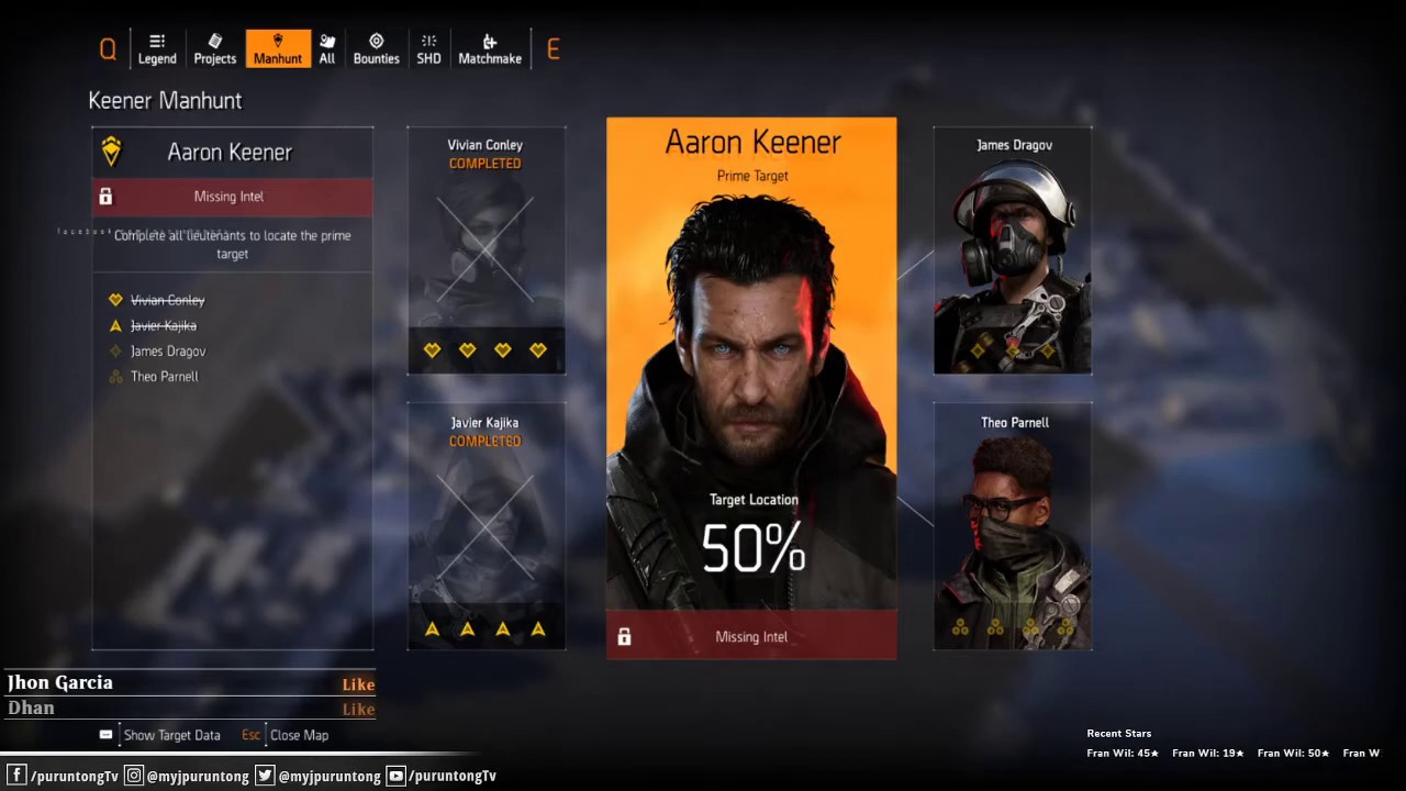 DIVISION2: WARLORDS OF NEW YORK // MANHUNT: AARON KEENER - YouTube