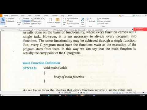 Main Function In C Language - YouTube