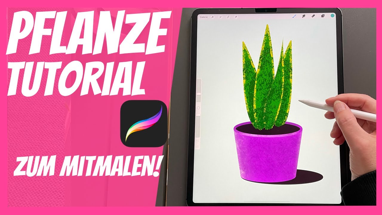 Bogenhanf mit Procreate malen- Schritt für Schritt Tutorial für ...
