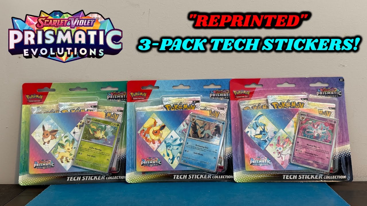 BOOM!!! Opening TWO SETS of the PRISMATIC EVOLUTIONS "Reprinted?" TECH ...
