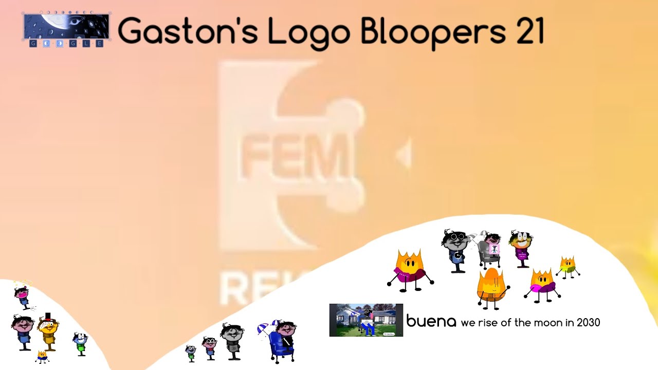 Gaston's Logo Bloopers 21 - Fem3 (2016) - YouTube