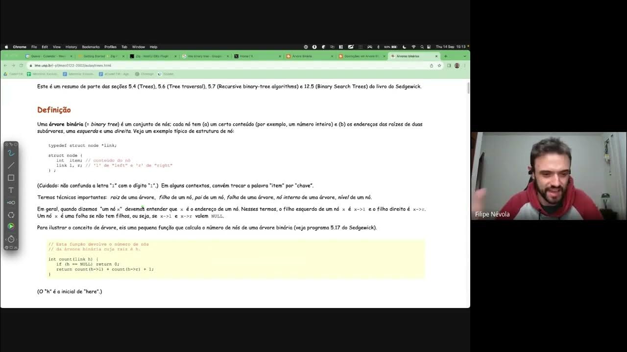 Árvore Binária com Zig: Ponteiros, Struct - YouTube