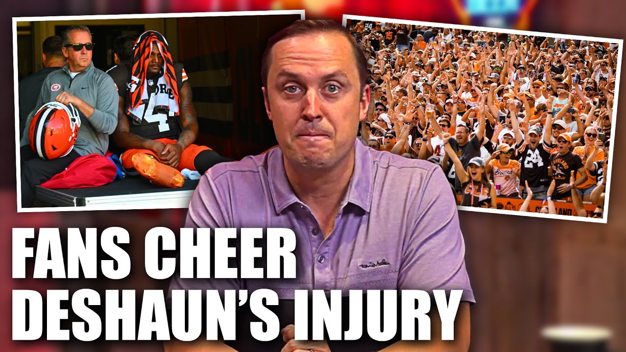 Browns Fans CHEER Deshaun Watson's Season ENDING?! | OutKick Hot Mic ...