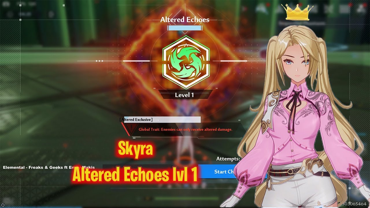 Altered Echoes lvl 1 Sequential - Tower of Fantasy Global 3.3 - YouTube