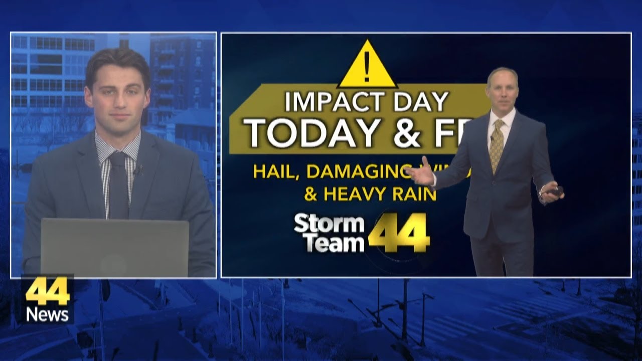 Tracking heavy rain for Friday - YouTube