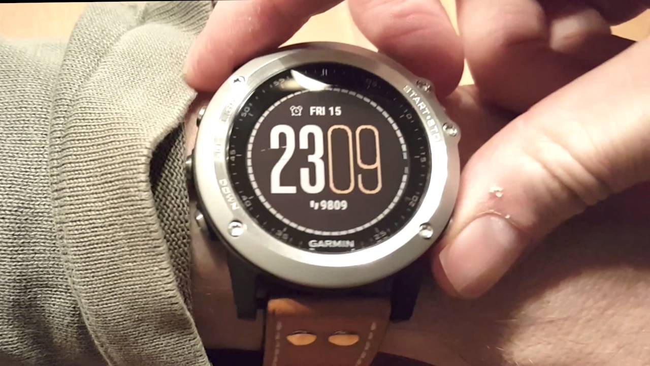 Garmin Fenix 3 OS run-through - YouTube