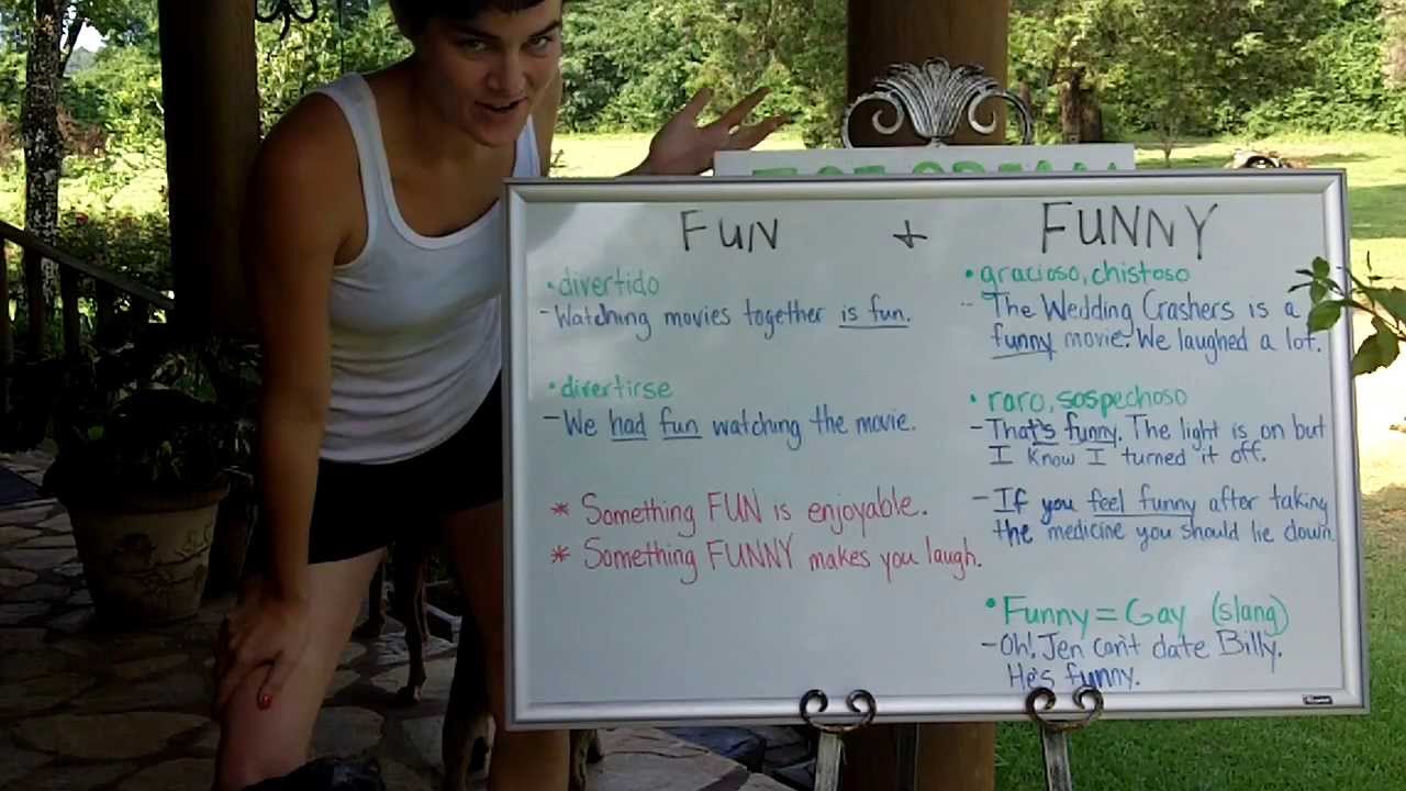 FUN y FUNNY - ¿Cuál es la diferencia? - Palabras Confusas en Inglés ...