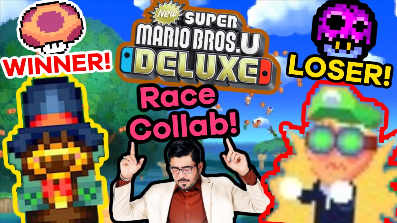 🟢Luiginary-LIVE🔴Race Collab W/ @FlowerAnimates | New Super Mario Bros ...