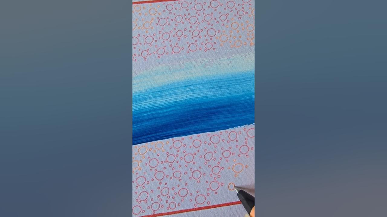 Creating Ocean Vibes: From Brush to Doodle | Créer une ambiance océanique : du pinceau au dessin ...