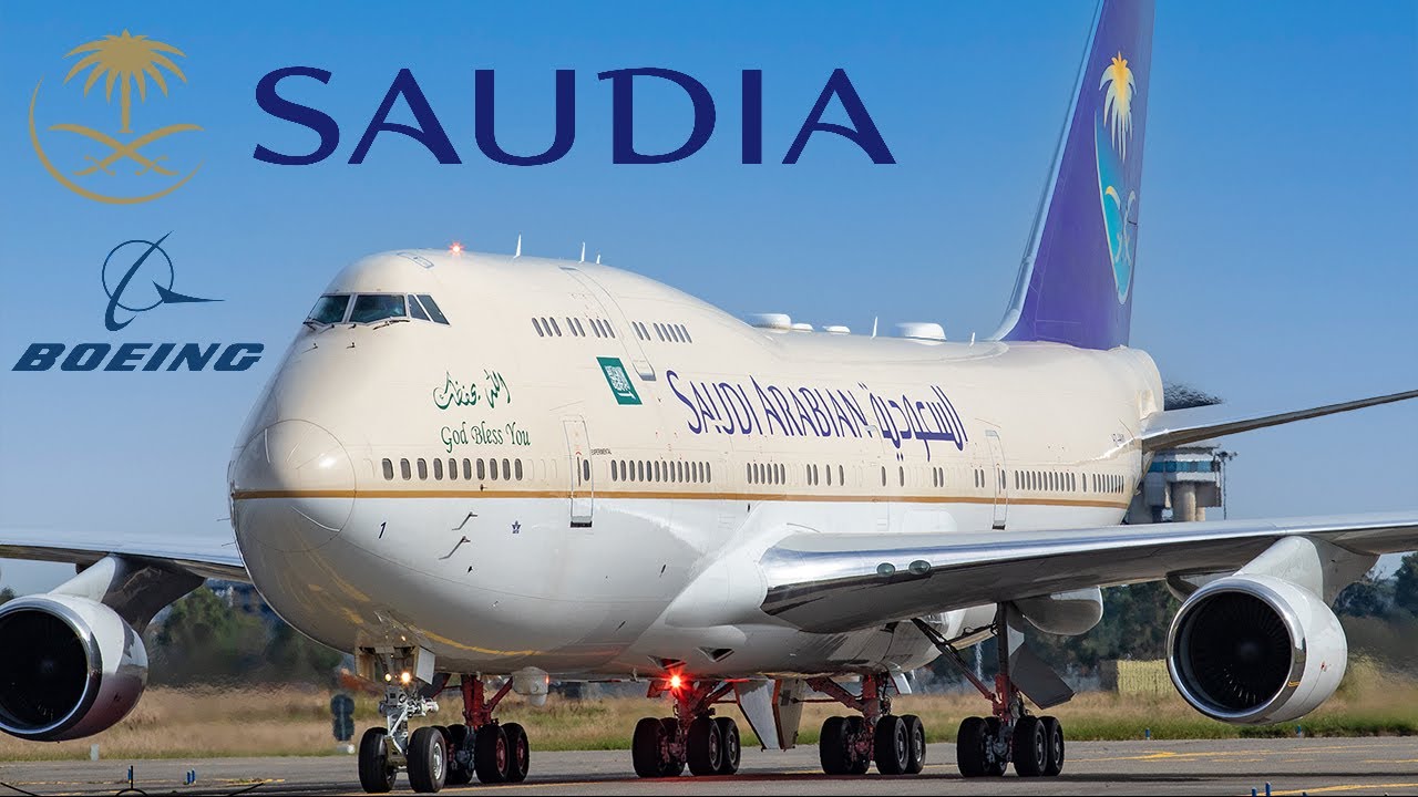 [Saudi Arabian] Boeing 747-400 Saudi Arabia Royal Flight + Airbus ...