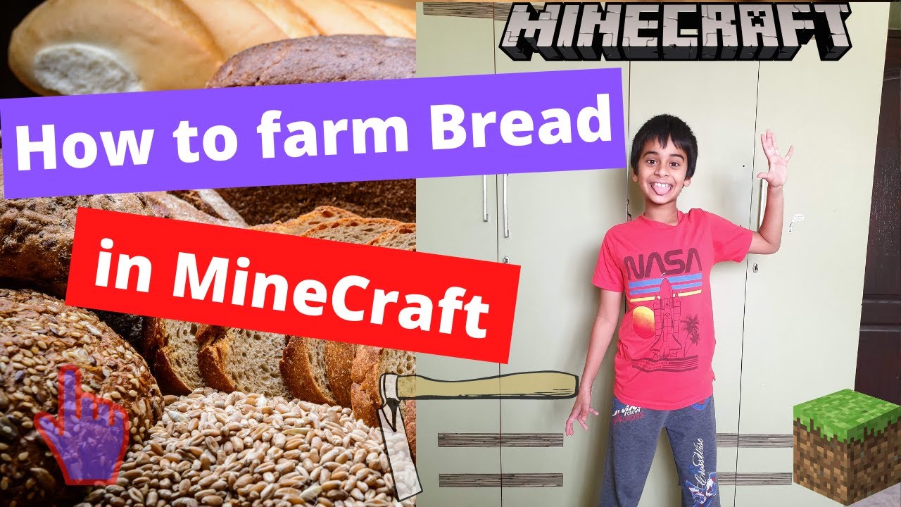 How to farm Bread in Minecraft - YouTube