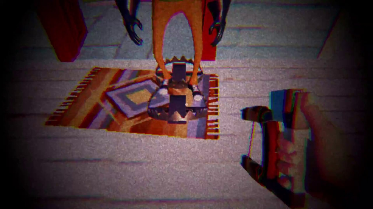 Hello neighbor Alpha 2 funny neighbor bear trap glitch - YouTube
