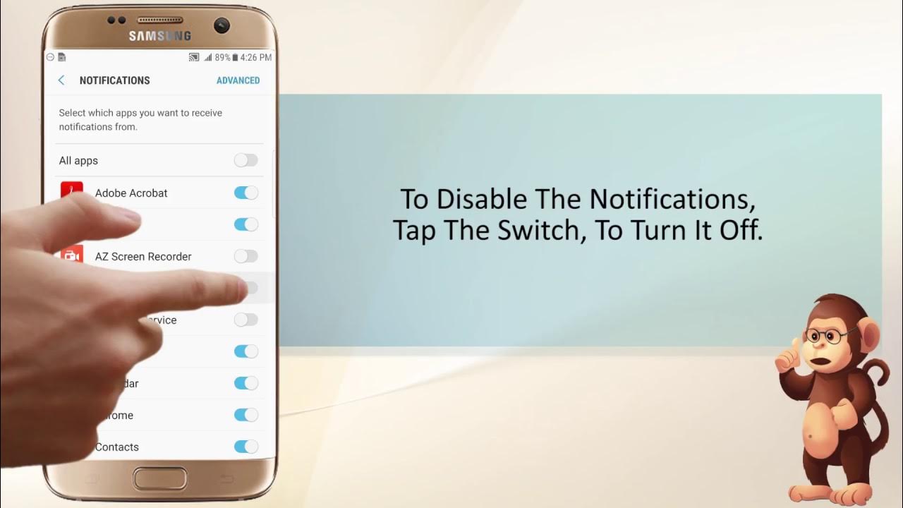 How to use Notification on Samsung smart phones user guide support ...