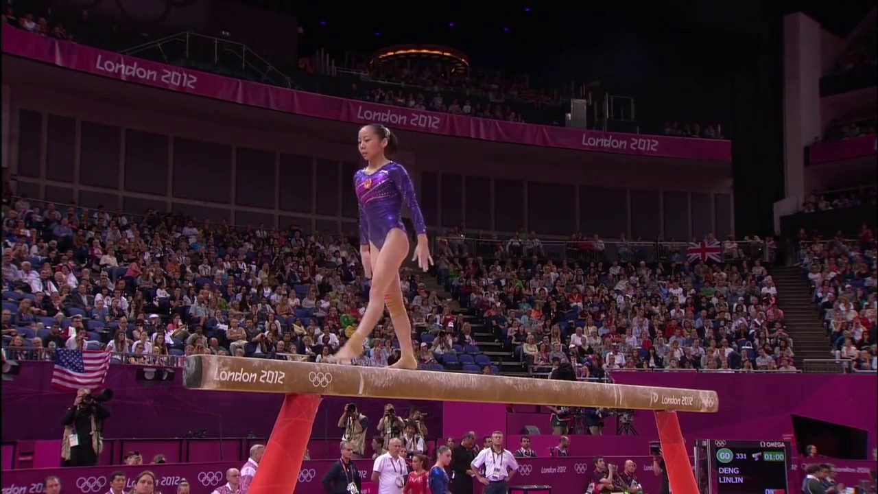 Deng Linlin - London 2012 Olympics BB AA - YouTube