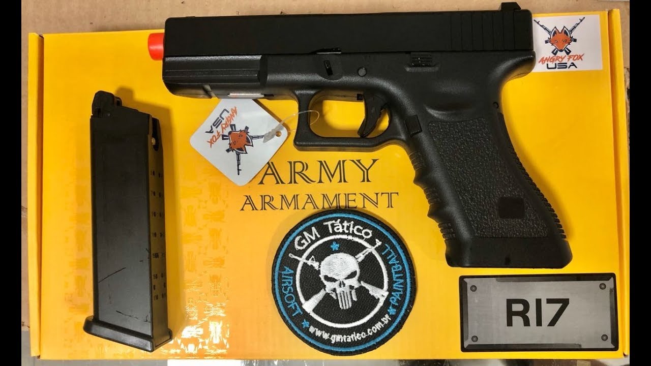 Review Glock R17 Army Armament - www.gmtatico.com.br - YouTube