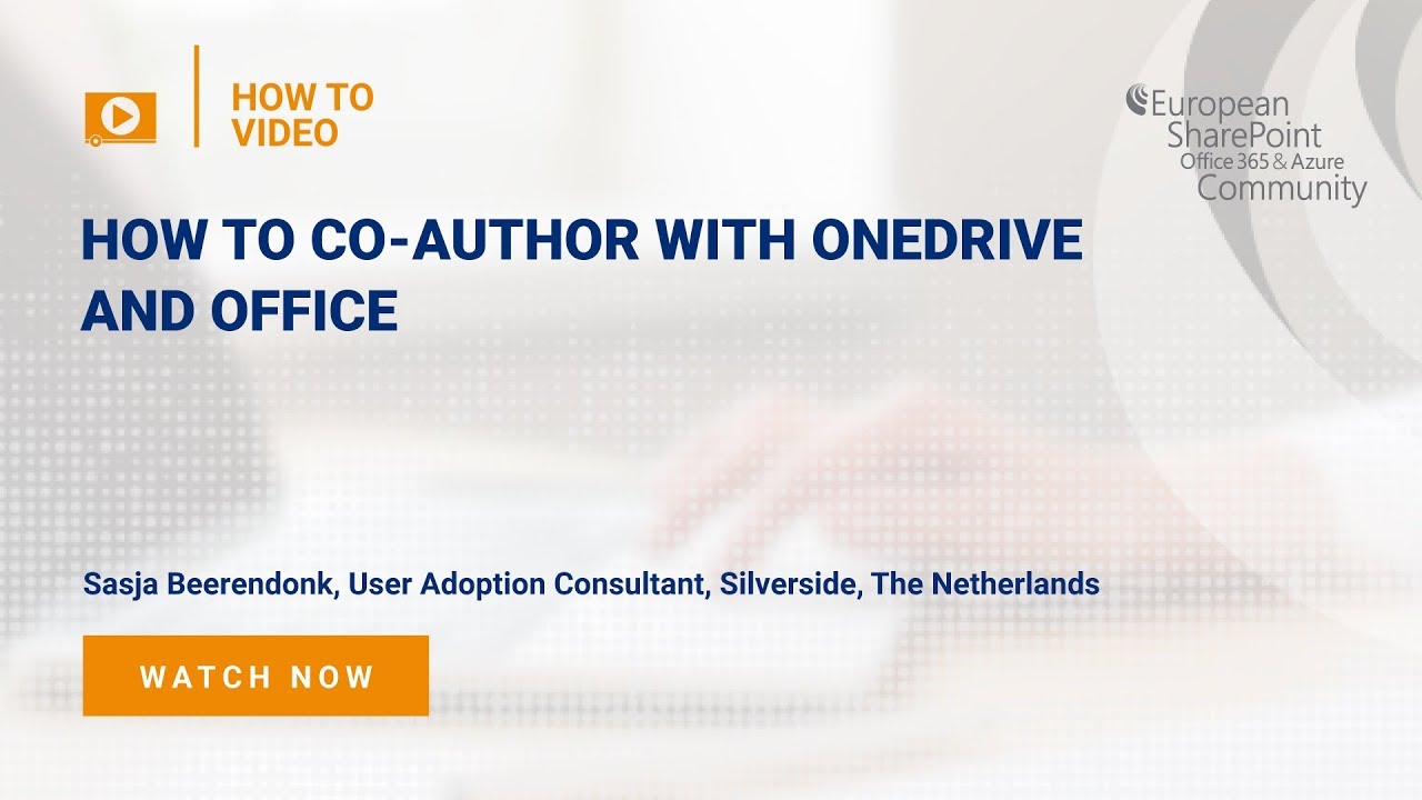 How To Co-Author with OneDrive and Office - YouTube