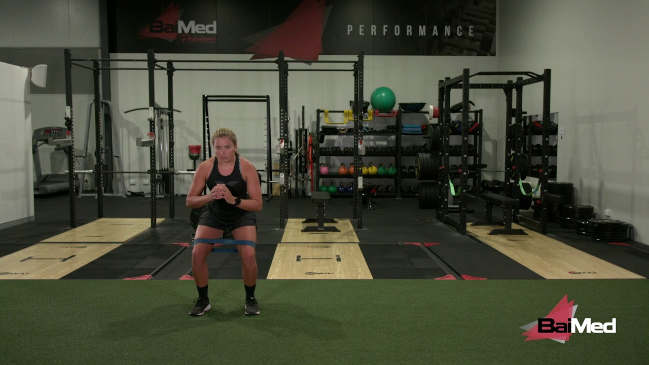 123 Base Position Lateral Walk Mband - YouTube