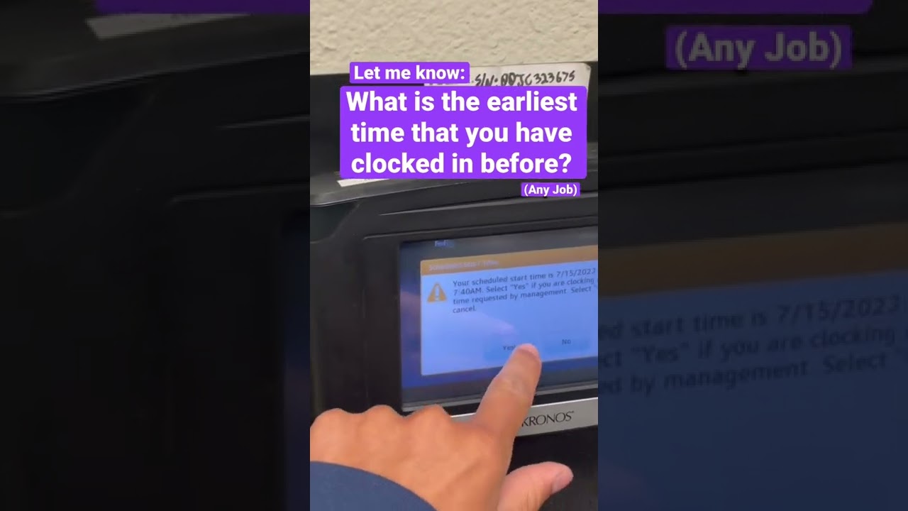 FedEx Express Employee Clocks in at 3:43 am ⏰ - YouTube