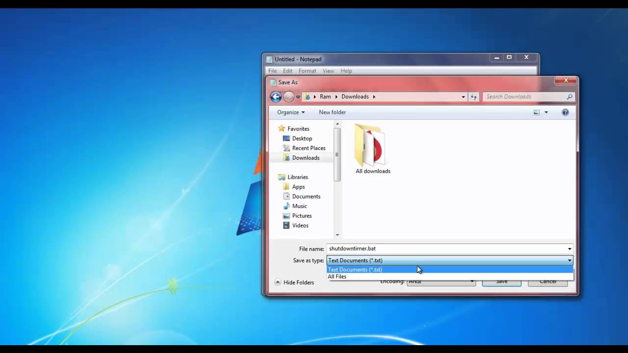 How to Set Automatic Shutdown Timer to your Computer - YouTube