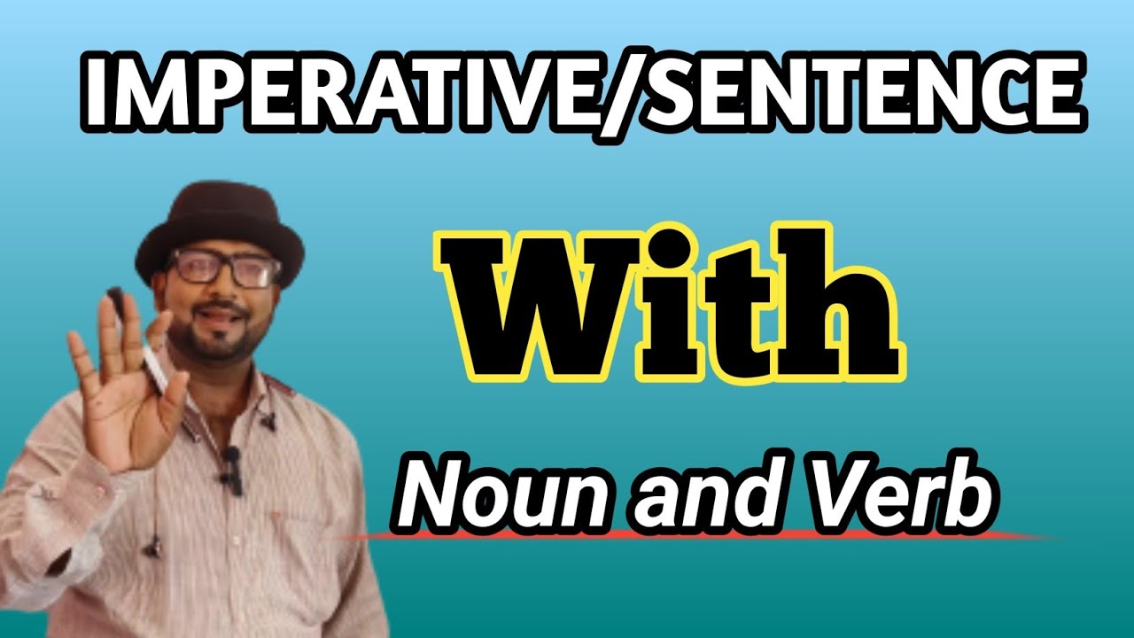 IMPERATIVE SENTENCES WITH VERB NOUN|English spoken|Learn English$like ...