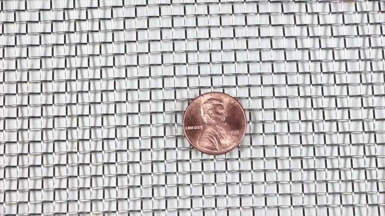 Stainless Steel Mesh Samples - Utah Biodiesel Supply - YouTube
