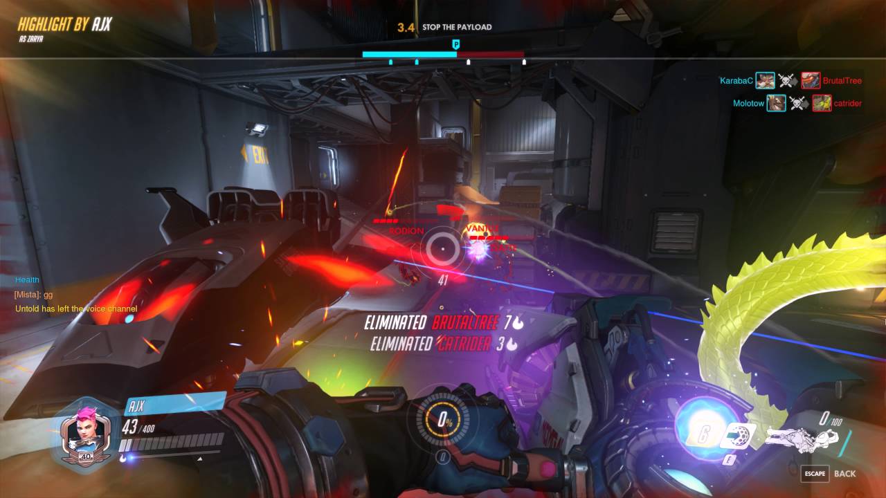 Overwatch - Zarya Highlight - YouTube