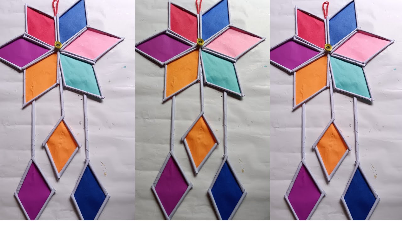 How To Make Wall Hanging Using Paper | Wall Hanging | Adobe Crafting ...