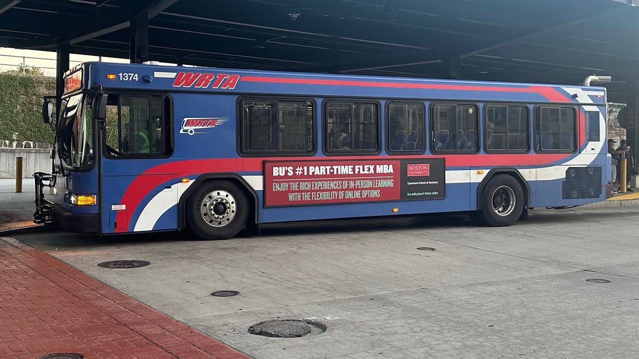 WRTA 2021 Gillig Corporation Advantage 35’ #1374 Ride on route 2 - YouTube