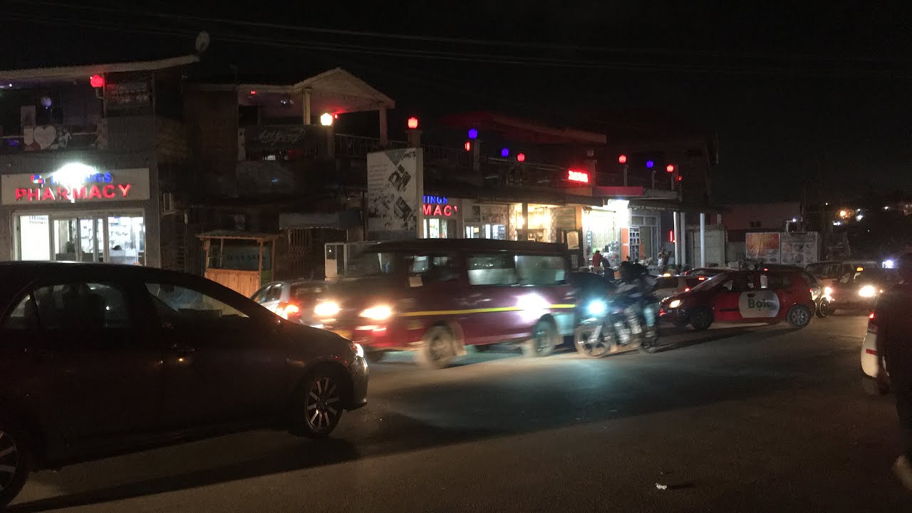 Ghana At Night : The Streets Of Accra - YouTube