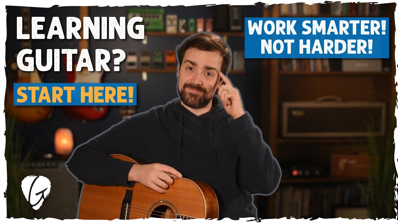 YOUR FIRST Guitar Lesson For Beginners | Learn SMARTER and Play Songs ...